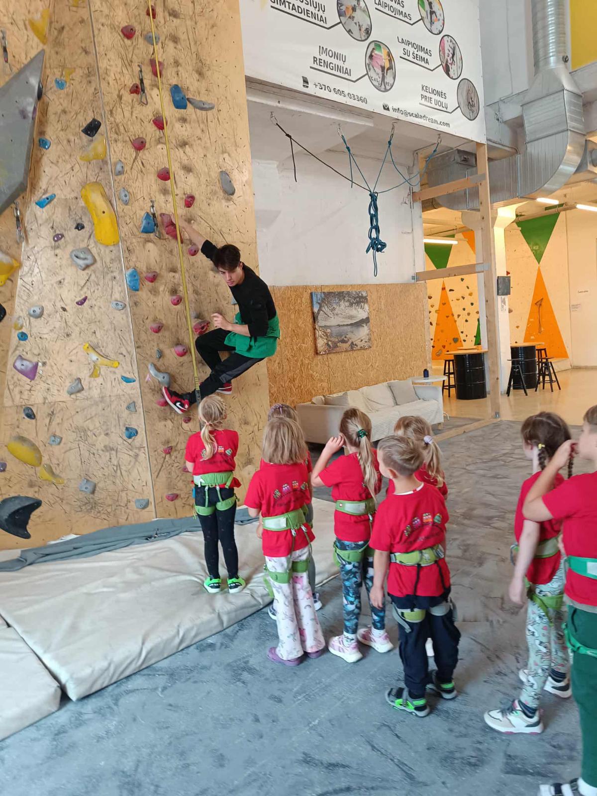 Edukacinis užsiėmimas ,,Scala Dream“ laipiojimo centre | Klaipėdos ...